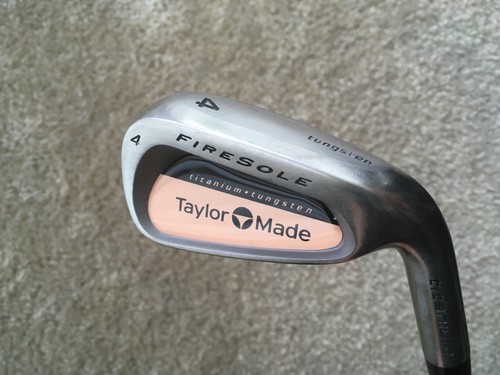 Taylormade Firesole Titanium Tungsten 4 Iron Bubble S-90 Stiff Flex ...