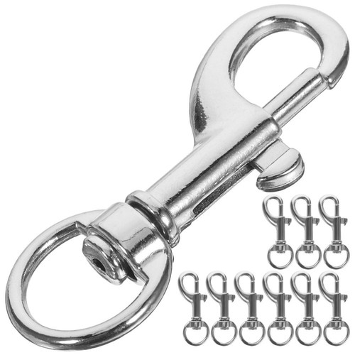 10 Pcs Pet Buckle Dog Leash Clips Heavy Duty Plastic Swivel Snap Hooks ...