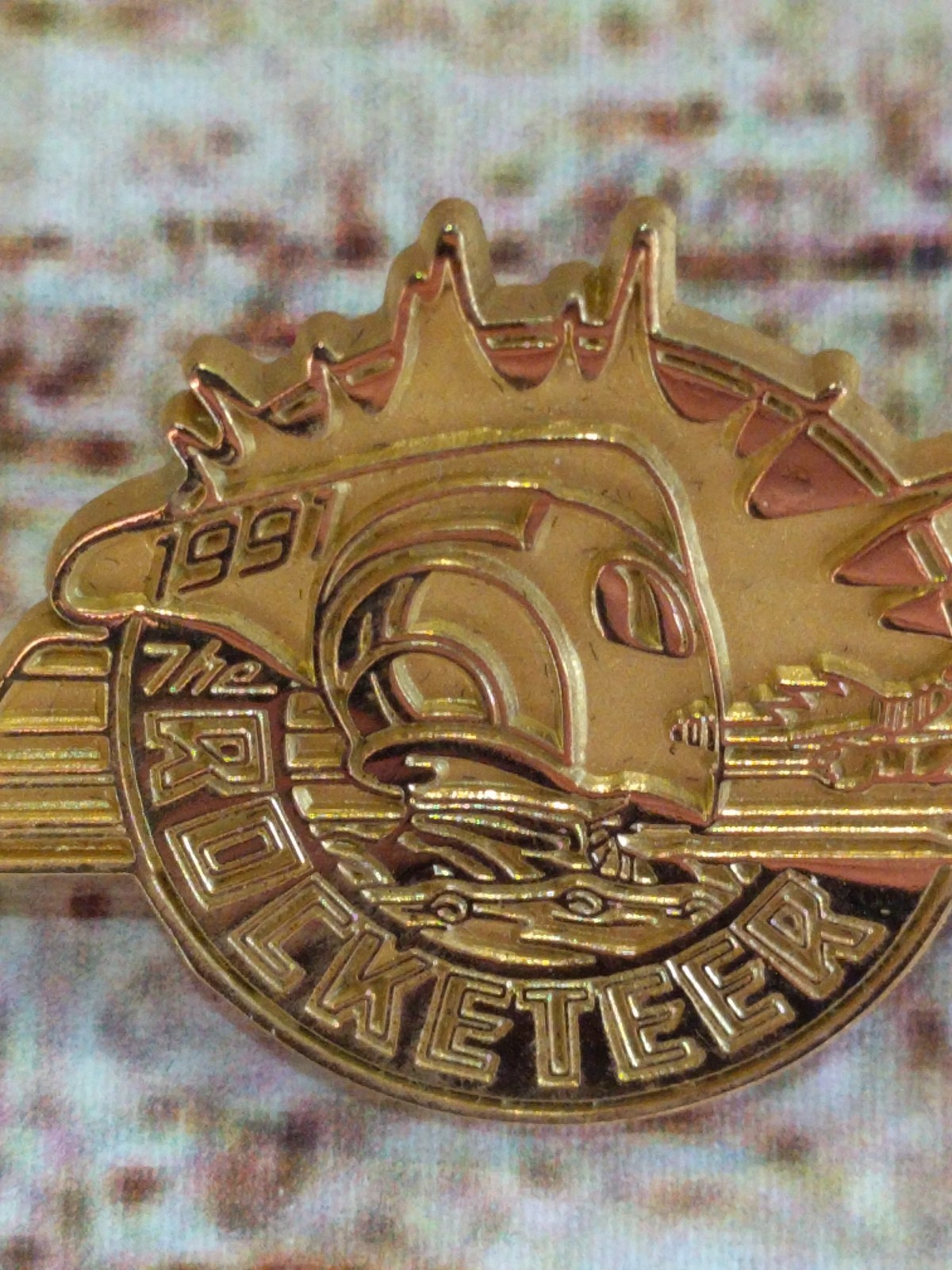 DISNEY Pin 100 Years of Dreams #12 The Rocketeer 1991 Cliff Secord Logo ...