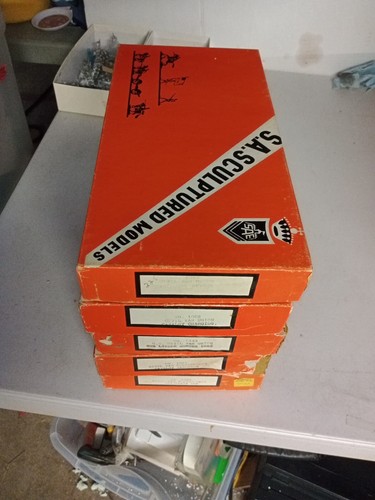 S.A. Sculptured Models Collection 5 Boxes Complete #1066?,1052,6443 ...