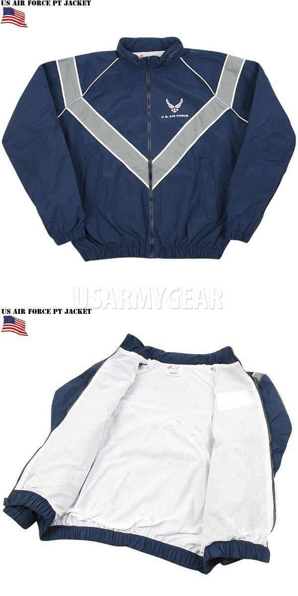 USAF Air Force Physical Fitness Training PT windbraker Lined Rain ...