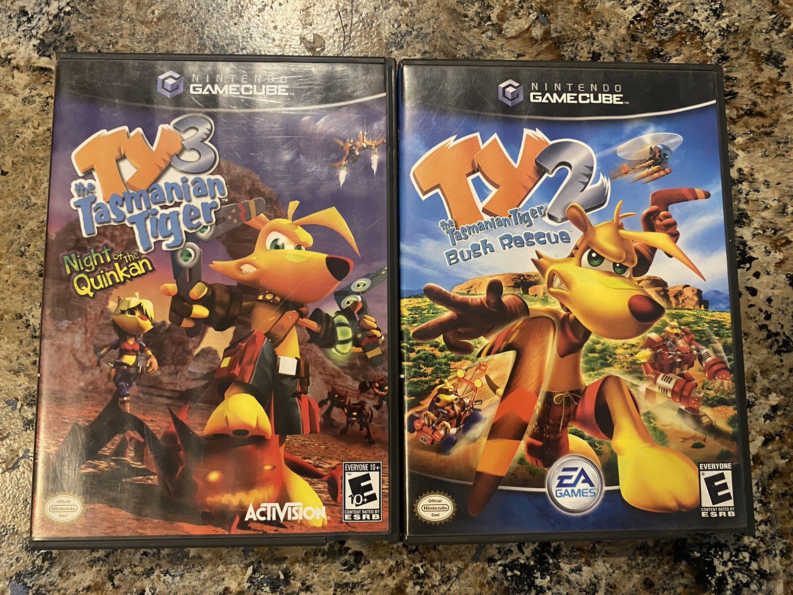 Ty The Tasmanian Tiger 2 + 3 Night Of The Quinkan Complete Lot Nintendo ...