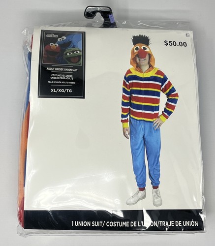 Sesame Street Bert Men’s/Women’s Unisex Costume Size XL NWT | eBay