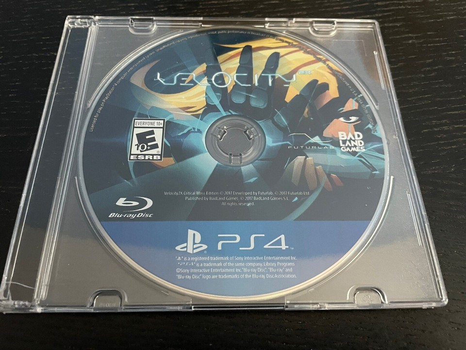 DISC ONLY Velocity 2X - Critical Mass Edition (Sony PlayStation 4 PS4 ...