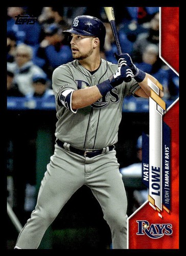 2020 Topps Nate Lowe Factory Set Orange /99 626 Tampa Bay Rays | eBay