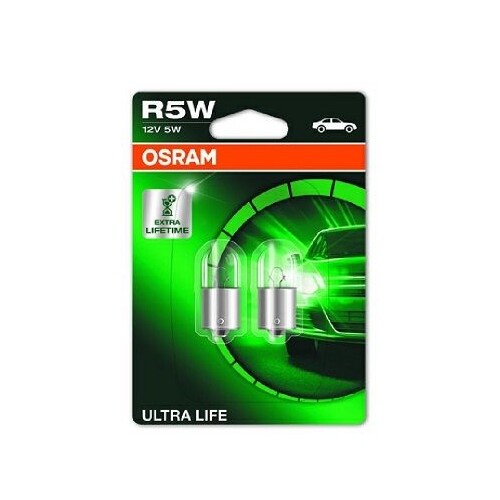 Incandescent Osram 5W R5W / 12V Socket Version: BA15s (5007ULT-02B ...
