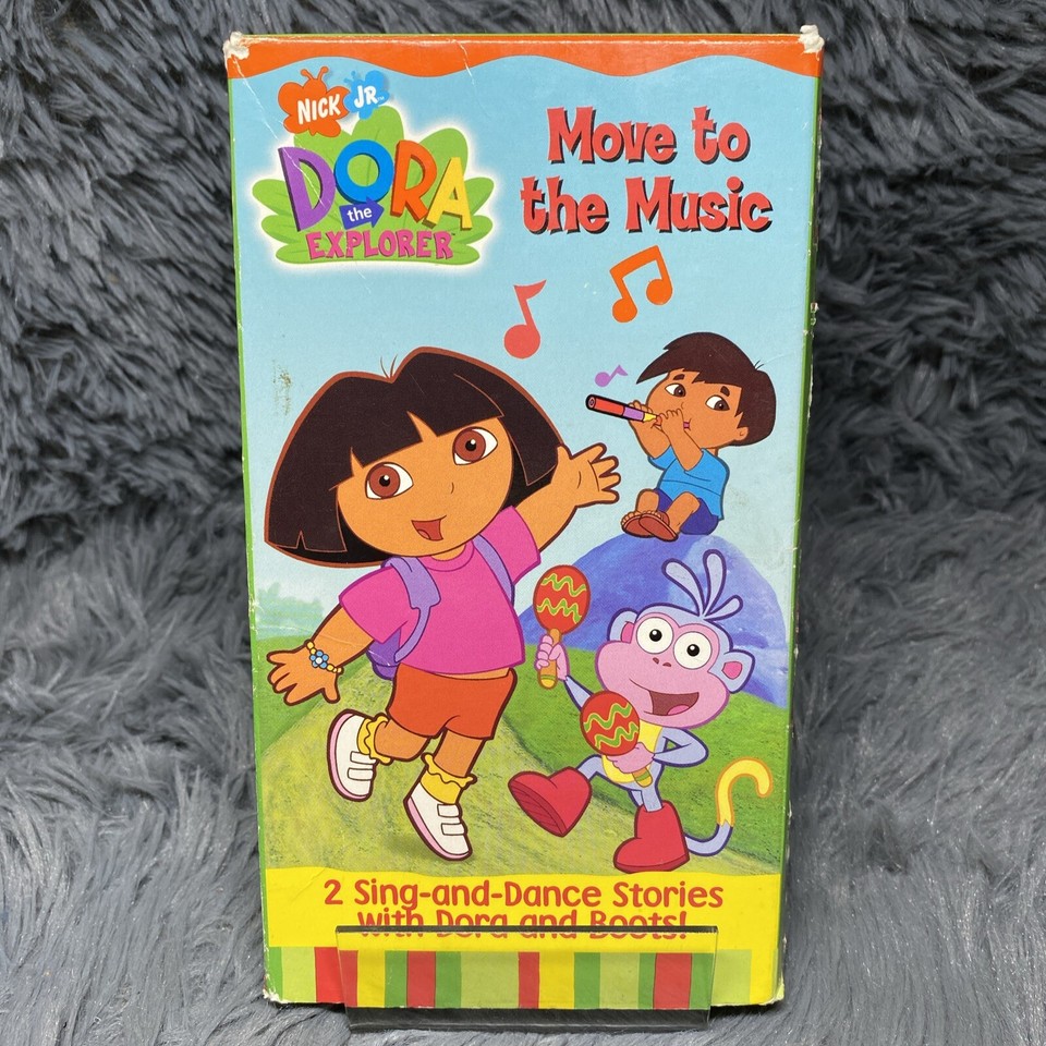 Dora the Explorer Move to the Music VHS Tape 2002 Nick Jr Paramount ...