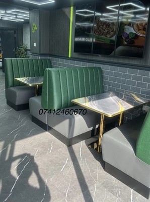 Restaurant booth , Bench seating, and Chairs, Table,, Made To Measure ...