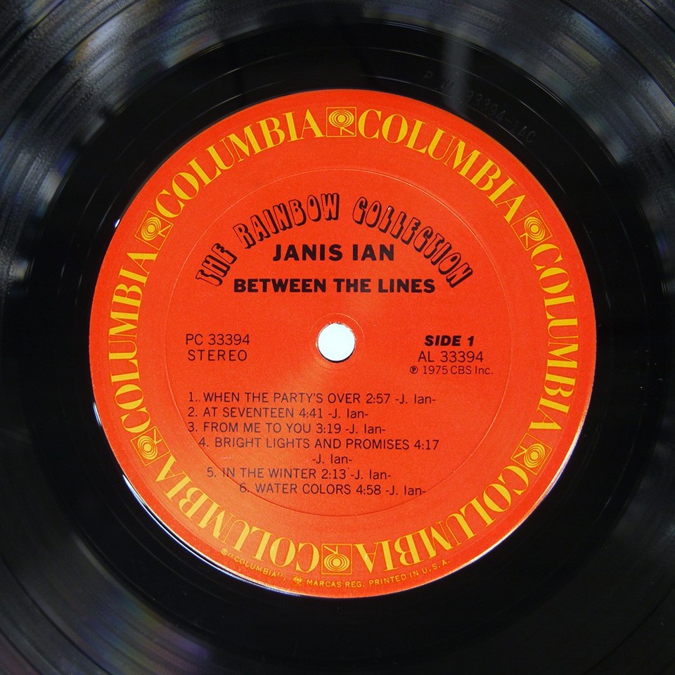 JANIS IAN BETWEEN THE LIN COLUMBIA PC33394 US LP | eBay