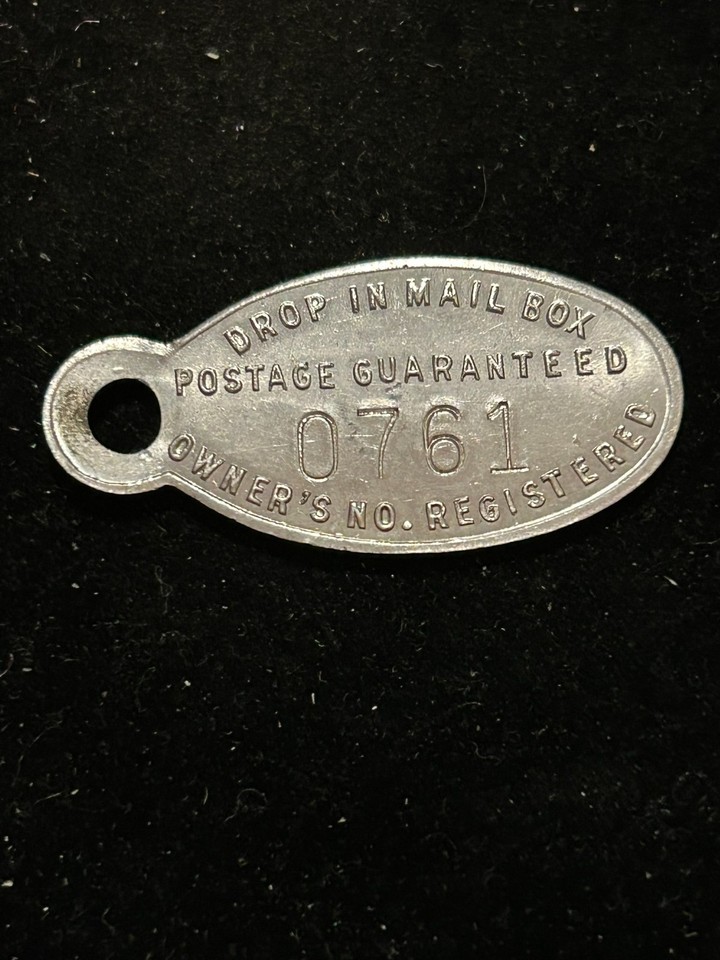 Mount Prospect Illinois Trade Token State Bank return key tag fob | eBay