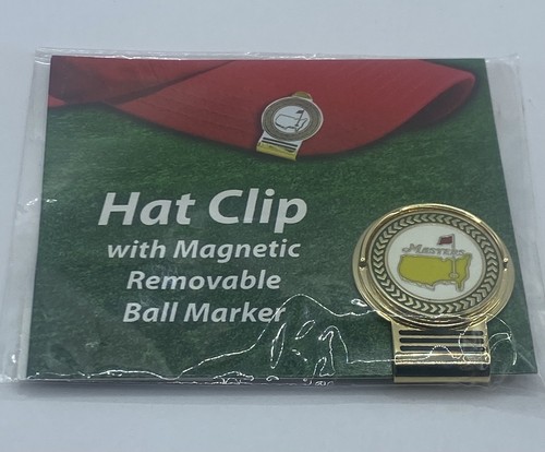 NEW MASTERS TOURNAMENT Golf HAT CLIP and BALL MARKER Augusta National ...