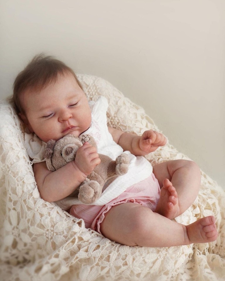 Lifelike Chubby 20in Reborn Baby Dolls Adorable Soft Body Sleeping ...