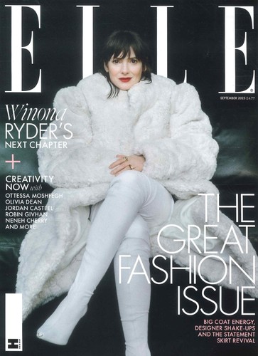 UK Elle Magazine: Winona Ryder, Olivia Dean, Neneh Cherry, Fashion ...