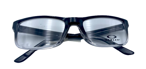 Unisex Oakley OX8081-1253 Polished Black Clear Fade Frame Eyeglasses | eBay