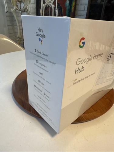 Google Nest Hub with Built-In Google Assistant, Chalk (GA00516-US) for ...