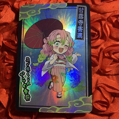 Mitsuri Kanroji DEMON SLAYER ACG Goddess Story Anime Girl HOLO Card ...