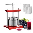 Fruit Wine Press Manual Press for Wine Making 0.8 Gal/3L Stainless ...