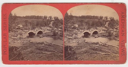 LEEDS BRIDGE ~ LEEDS MASSACHUSETTS ~ MILL RIVER DISASTER ~ 1874 | eBay