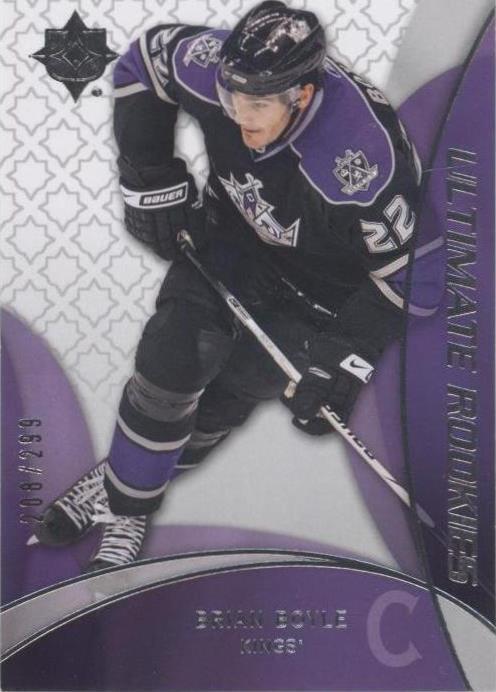 2008-09 Ultimate Collection - Ultimate Rookies Brian Boyle #48 /299 (RC ...