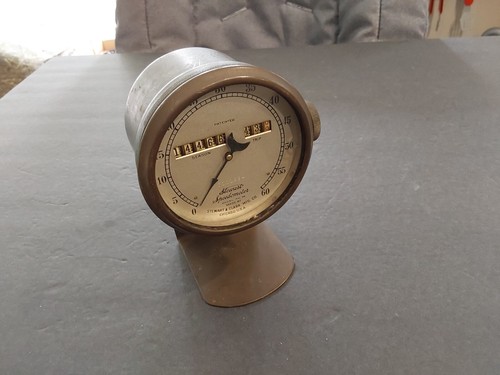 Brass Stewart Automobile Motorcycle Speedometer #26 w/ bracket Ford ...