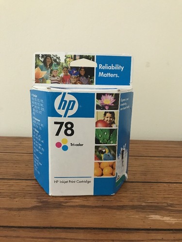 HP 78 Tri-Color Ink Cartridge C6578DN New Genuine Factory Sealed Box ...