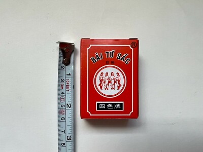 Four Color Playing Cards Deck Game Bai Tu Sac Si Se Pai | eBay