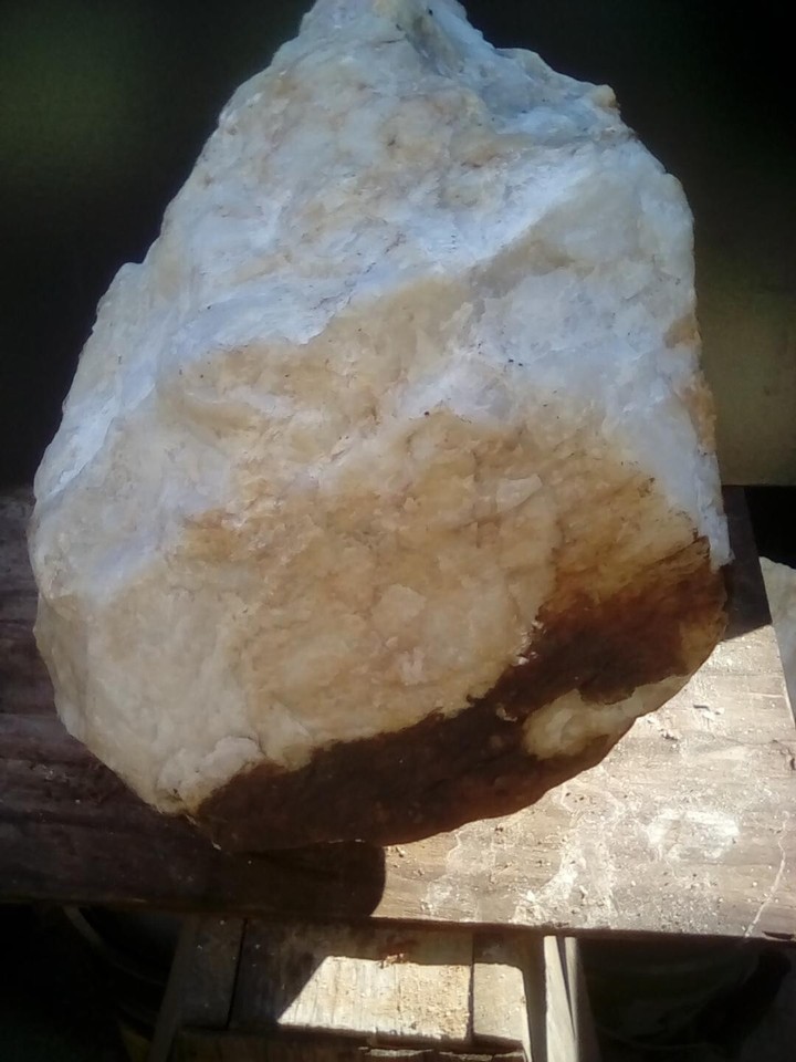 raw white quartz rock Giant 126lbs | eBay