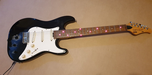 Fretlight Optek Pro 200 Series 1990s LED Fretboard Strat Stratocaster ...