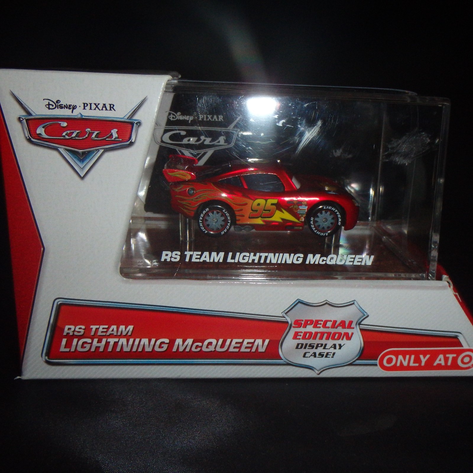disney pixar cars RS team Lightning McQueen collectors edition display ...