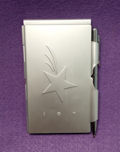Wellspring Flip Notes Joy Shotting Star Star Metallic Notepad with Pen ...