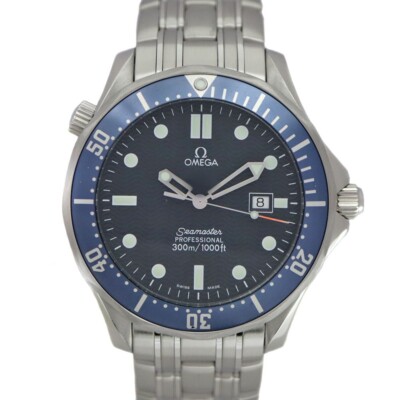 Omega 2541.80 Seamaster Professional 300m Navy Dial Date 300M 41mm ...