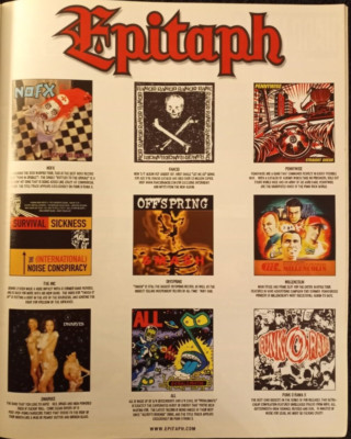METAL EPITAPH RECORDS ORIGINAL (UNFRAMED) 2000 magazine PROMO AD | eBay