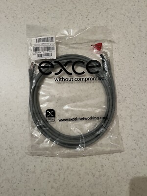 Excel Cat 5E UTP Ethernet Cable LSOH 3M Grey Factory Sealed New ...