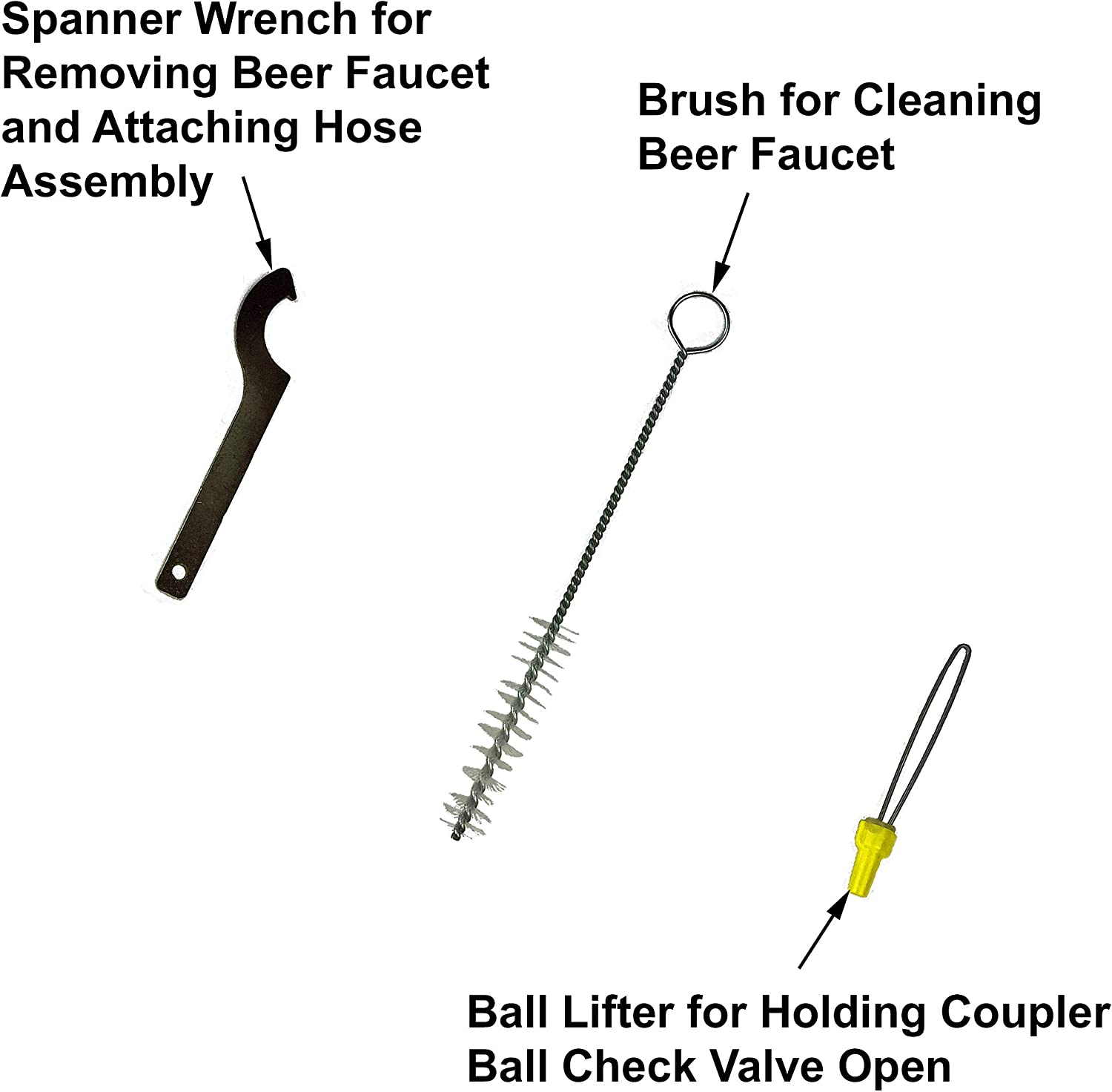 Kegerator Beer Line Cleaning Kit - All Necessary Cleaning Accessories ...