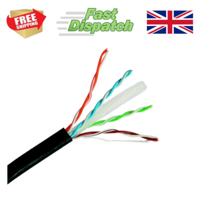 CAT6 305m EXTERNAL DUCT GRADE Waterproof Ethernet Network Cable BOX ...