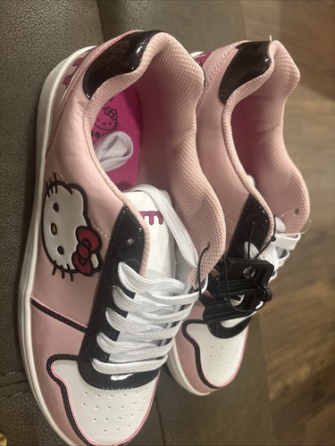 Hello Kitty Sneakers Size 10 Casual Sport Court Shoes Pink Sanrio | eBay