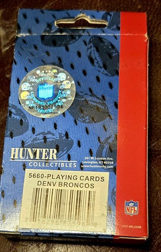 Denver Broncos Playing Cards Complete Hunter Collectibles | eBay