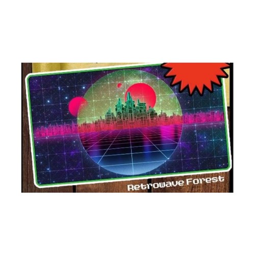 Infinite Black Supplies - Playmats Retrowave Forest Premium Playmat New ...