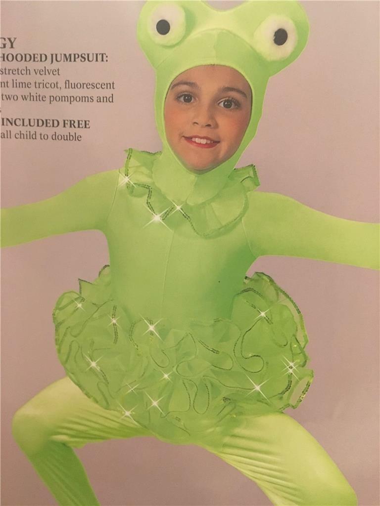 Dance Costume Pageant Jazz Character Frog Medium Child Art Stone Froggy ...