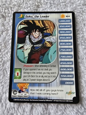 DBZ Dragon Ball Z Goku, the Leader 164 CCG Unlimited Trunks Saga MP | eBay