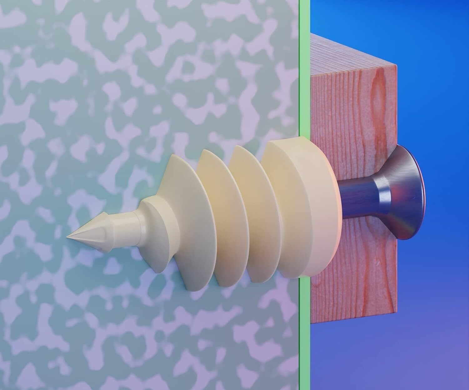 Thermal Insulation Fixing Plug Coat Dowels Plugs for Styrofoam White ...