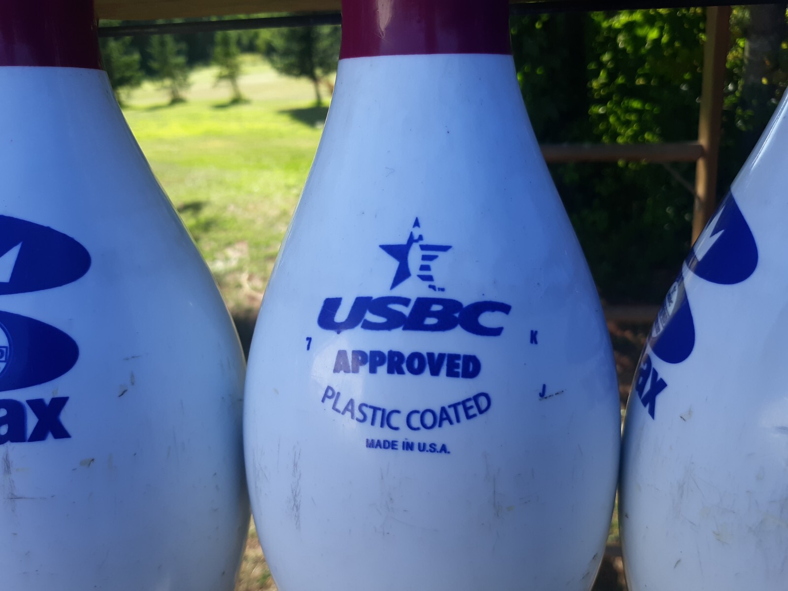 1 PIECE Vintage Brunswick Max Bowling Pin USBC Approved Red Crown ...