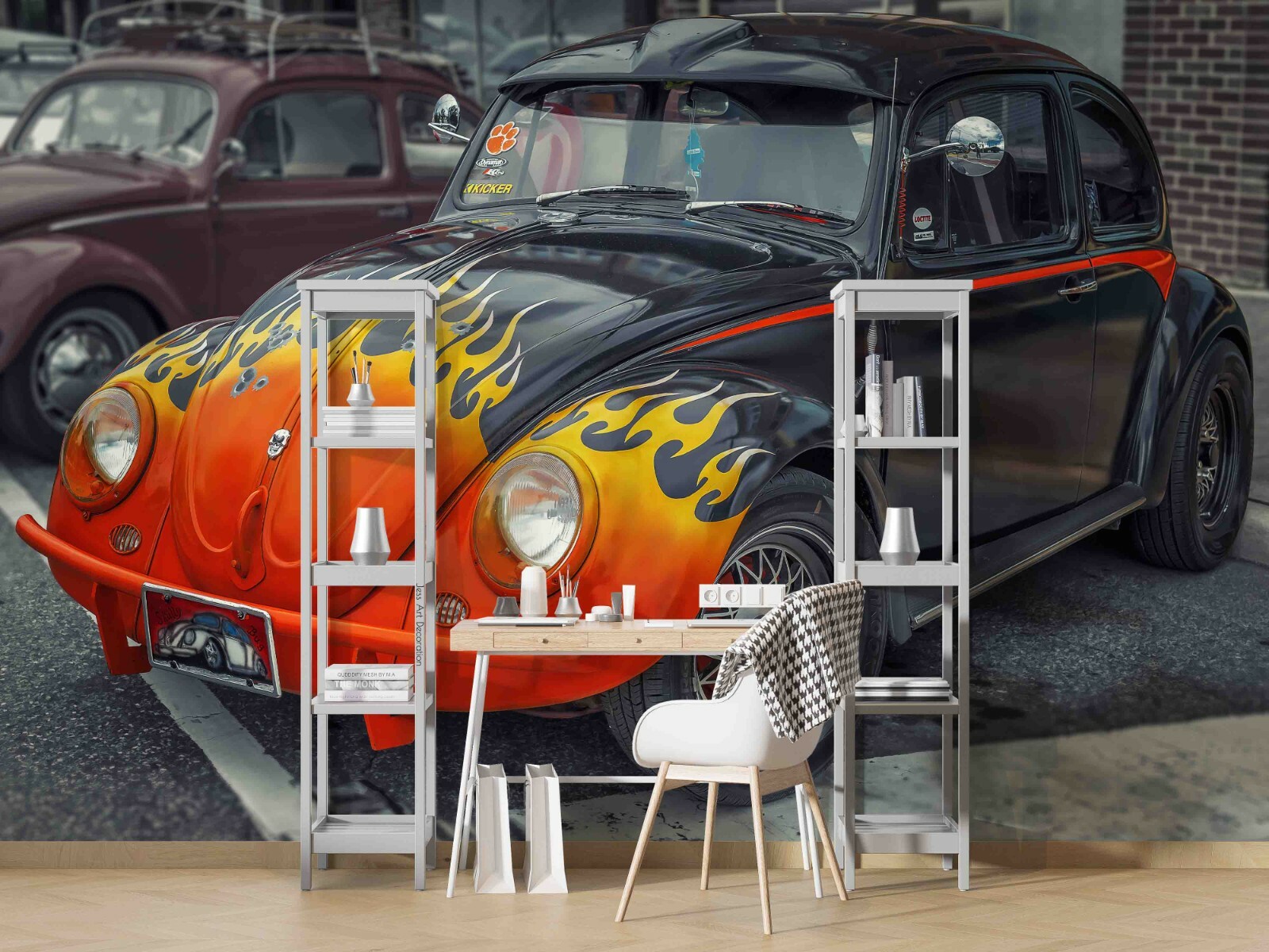 3D Classic Beetle Car Show Wallpaper Wall Murals Removable Wallpaper ...