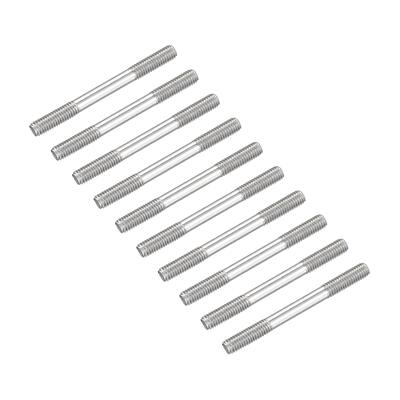 10pcs Double Ended Stud M6 Thread 60mm Length 304 Stainless Steel Bolts ...