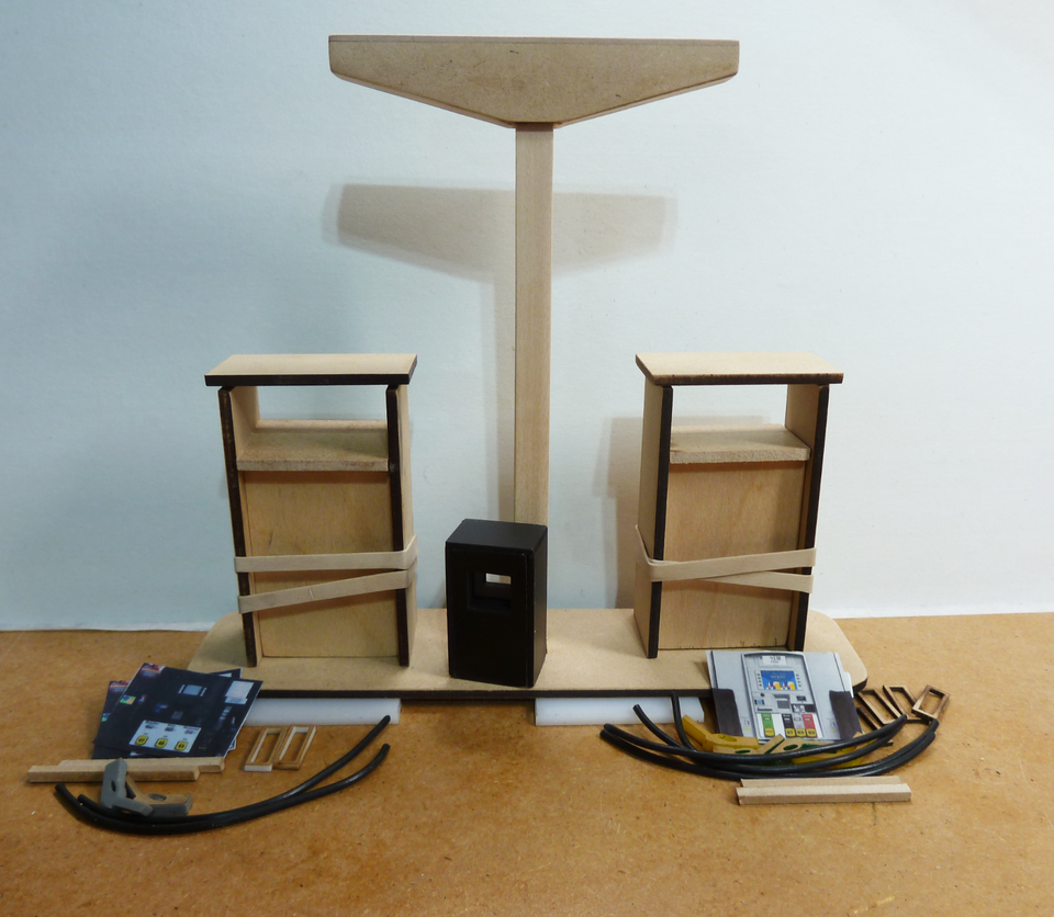 1/24-1/25 Scale Gas Pumps Individual or Pump Station Finished or ...