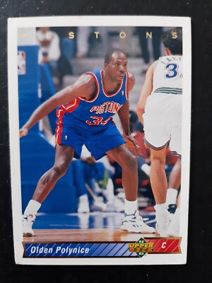 Olden Polynice 1992 1993 Upper Deck #152 basketball card NBA | eBay