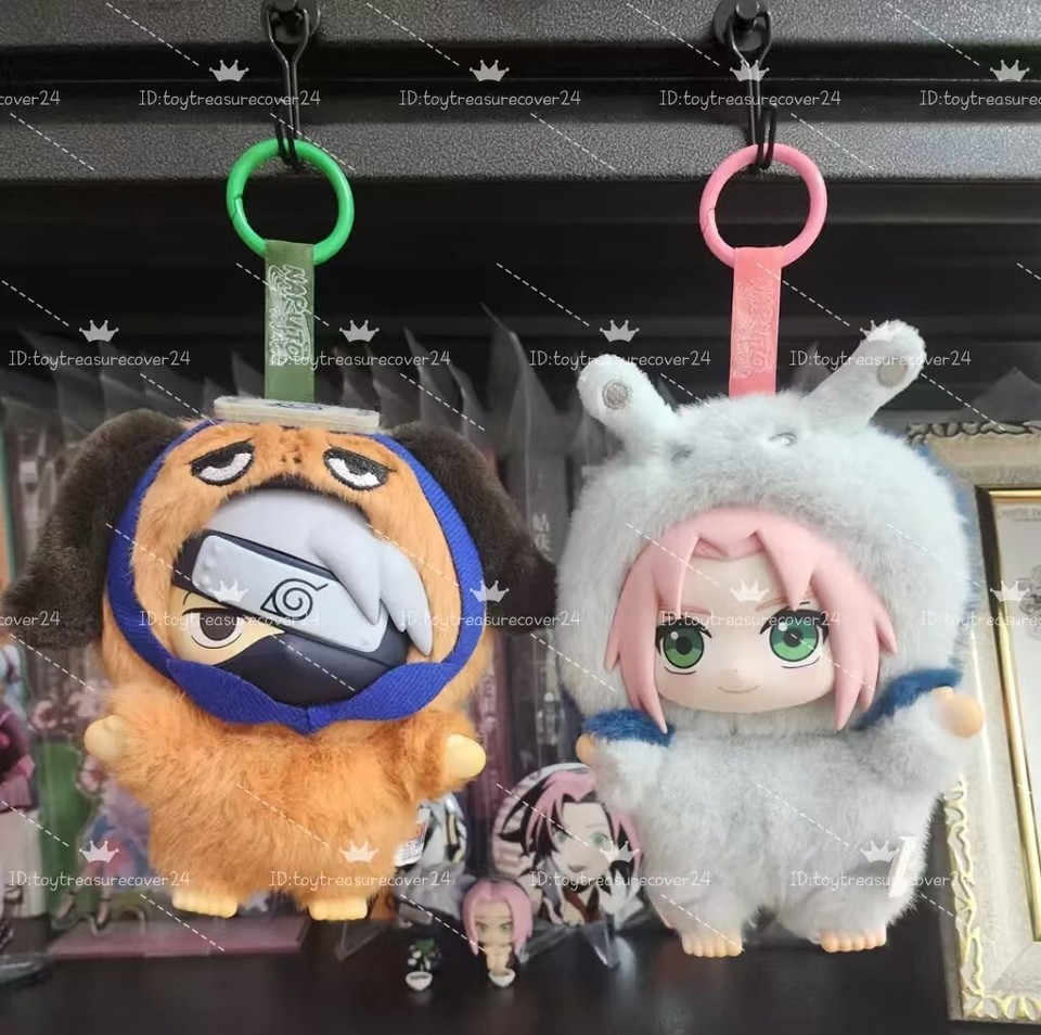 TOP TOY Naruto Beast Party Plush Keychains Gift Confirmed Blind Box ...