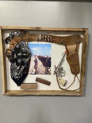 Vintage Cap Gun, Holster and Harmonica Shadow Box | eBay