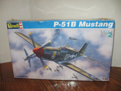 VTG Revell 1/32 Scale Model Kit P-51B Mustang Plane 4773 1993 | eBay