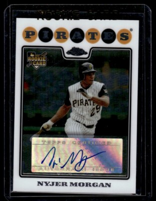 2008 Topps Chrome Nyjer Morgan Auto Pittsburgh Pirates #225 | eBay